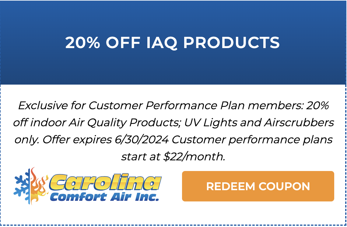 Redeem Your Coupon - Carolina Comfort Air